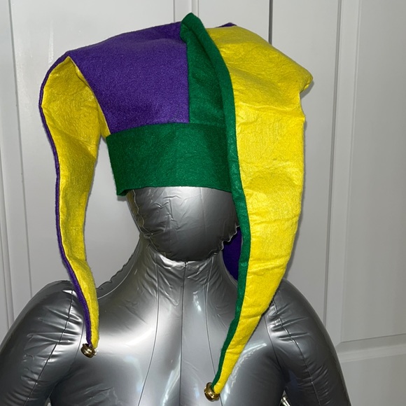 Accessories | Mardi Gras Court Jester Hat Velvet Costume Adult Party ...